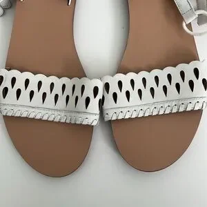 Jack Rogers | Shoes | New 95m Jack Rogers Ankle Wrap Sandals White ...